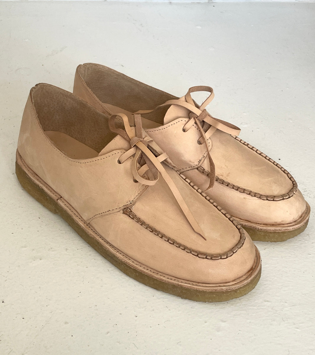 LOWTOP MOC + TREE SAP SOLE / UNDYED – TAKA STUDIO