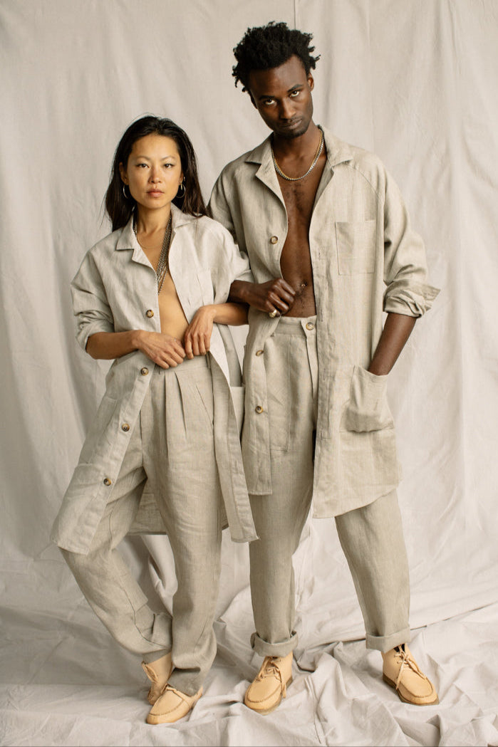 WRITING PANT / UNDYED – TAKA STUDIO